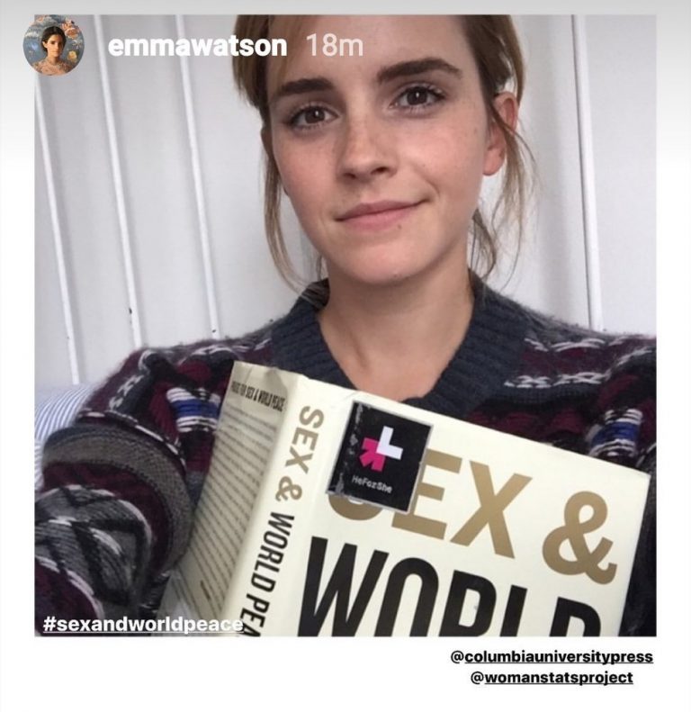 Emma Watson Chooses Sex and World Peace as Her Book Selection for ...